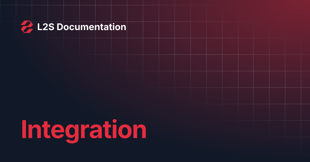 Integration | L2S Documentation